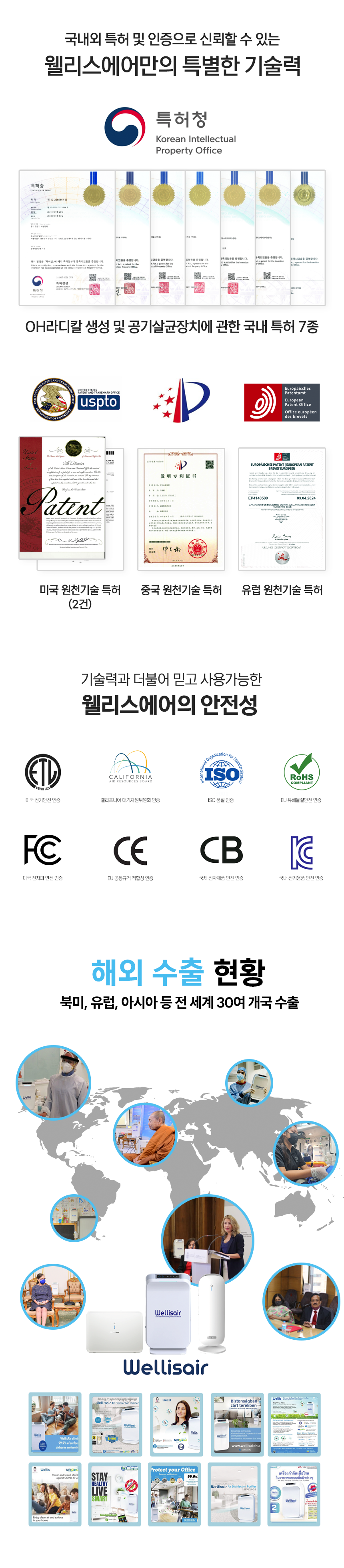 웰리스에어 공기제균청정기